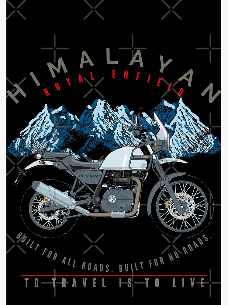 "Royal Enfield Himalayan designs by FASHION THERAPY. " Art Print by ...
