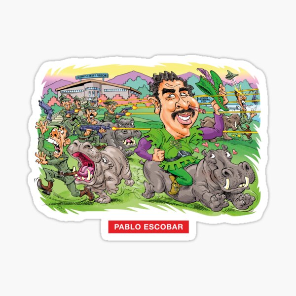 "Pablo Escobar" Sticker for Sale by TIGERDAVER | Redbubble