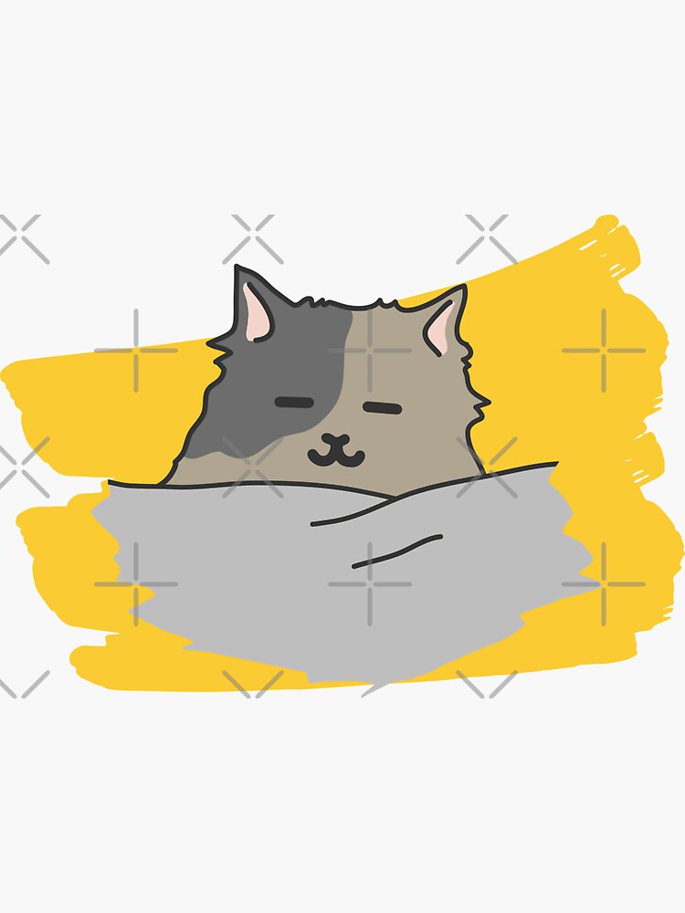 "Catnapping " Sticker by BeastBarnett | Redbubble