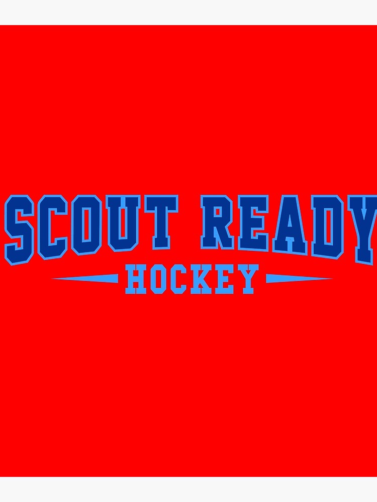 "Scout Ready Hockey Alternative Logo" Art Print by scoutready | Redbubble