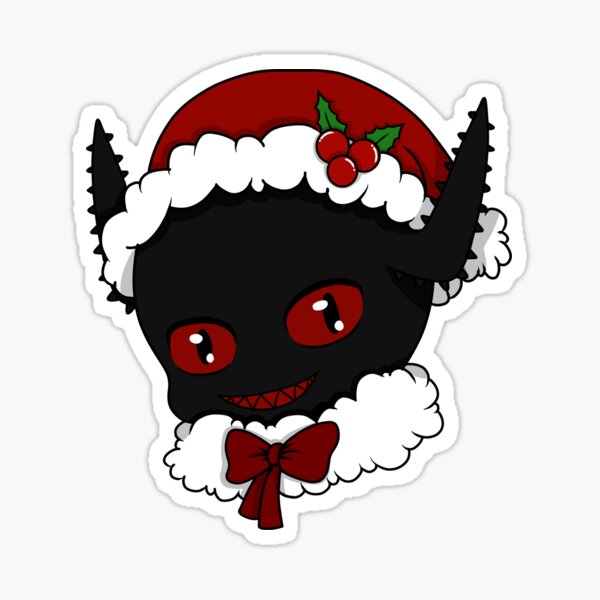 "zalgo christmas chibi" Sticker by EveryCuteThings | Redbubble