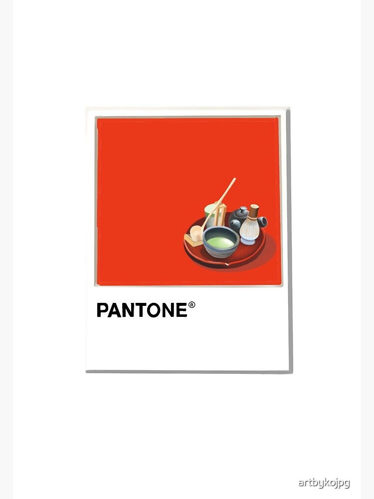 "Tea Ceremony Pantone Color Swatch" Art Print by artbykojpg | Redbubble