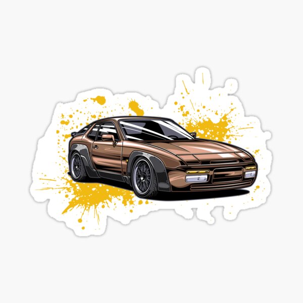 "Porsche 944 Turbo" Sticker for Sale by OAK-Brothers | Redbubble