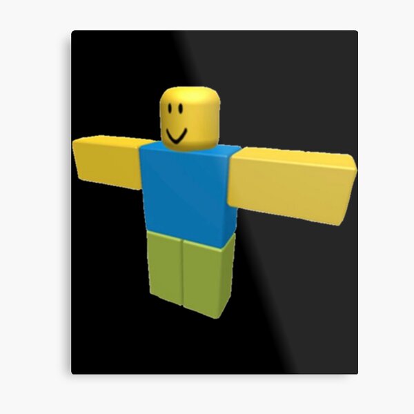 "Roblox T Pose Meme " Metal Print by ByTexans5 | Redbubble