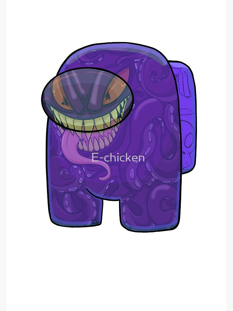 "Among us (imposter)" Poster by E-chicken | Redbubble