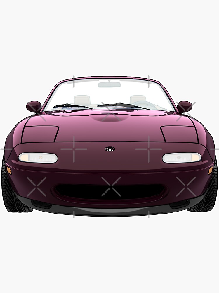 "1995 NA M-Edition Merlot Mica Miata Sticker" Sticker by Erics75218 ...