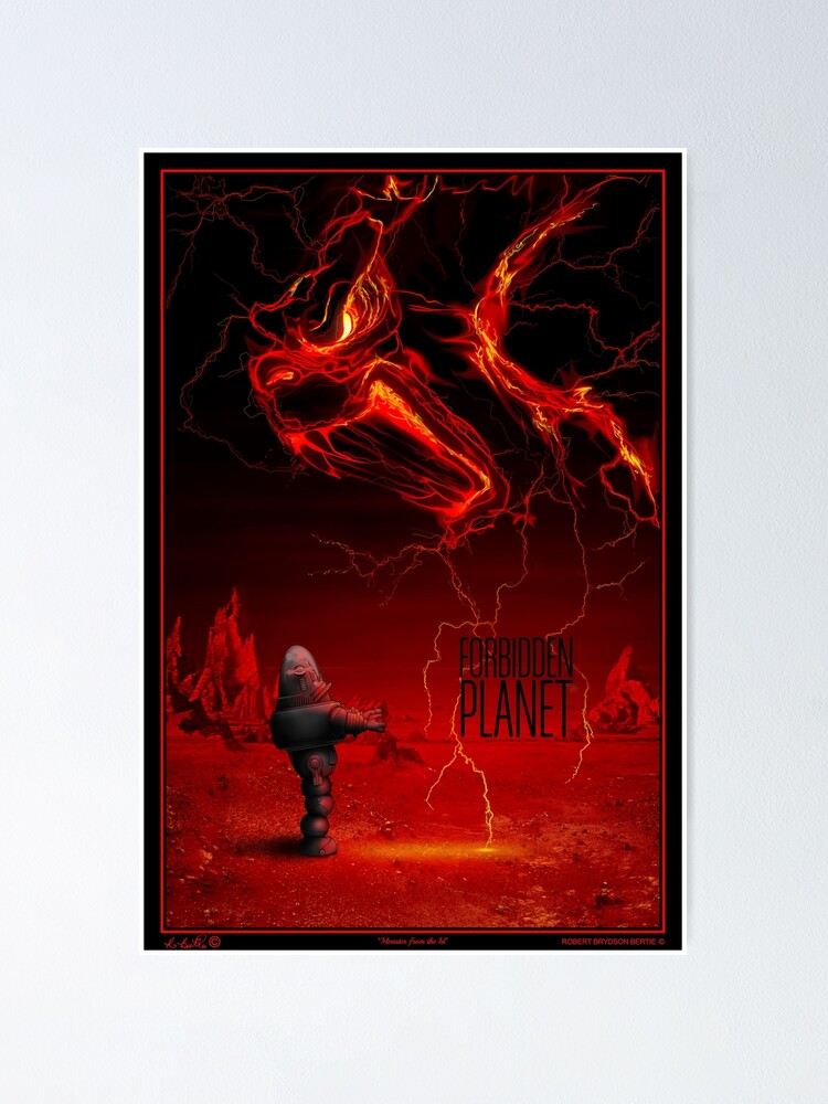 "Forbidden Planet, original new design poster" Poster for Sale by ...