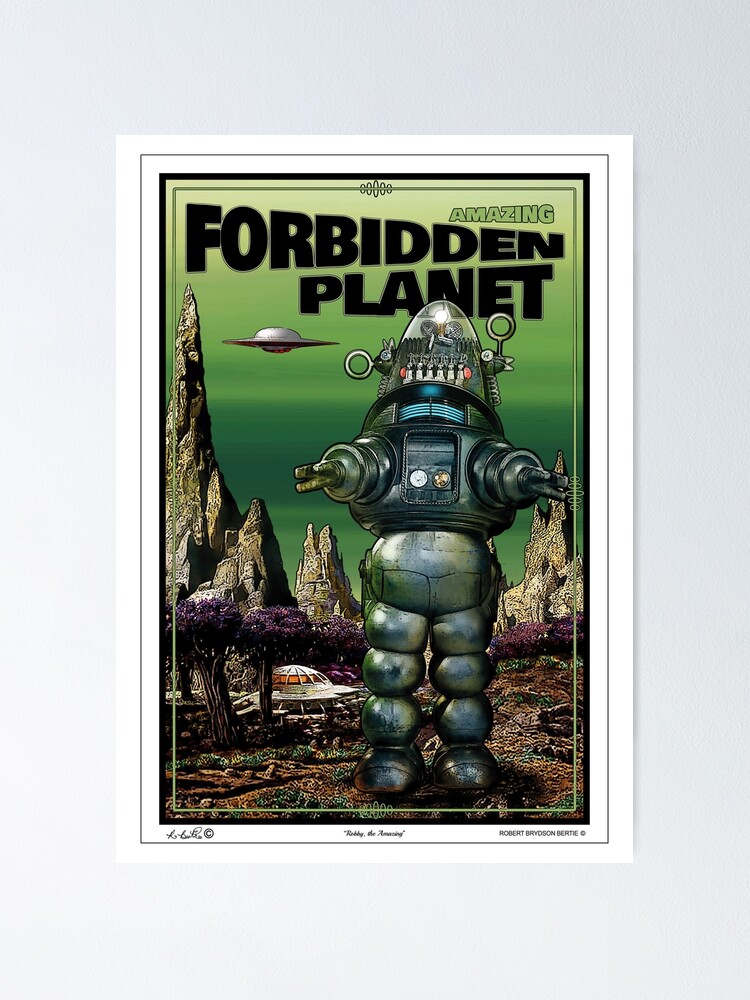 "Forbidden Planet, original new design poster." Poster for Sale by ...