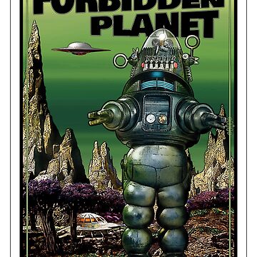 "Forbidden Planet, original new design poster." Art Print for Sale by ...