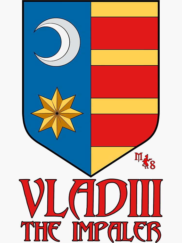 "Vlad Tepes coat of arms" Sticker for Sale by MetalSatyrShop | Redbubble