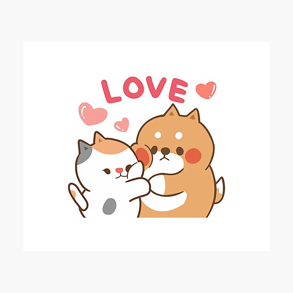 "Tonton Friends, yuta and bella hug" Photographic Print for Sale by dev ...