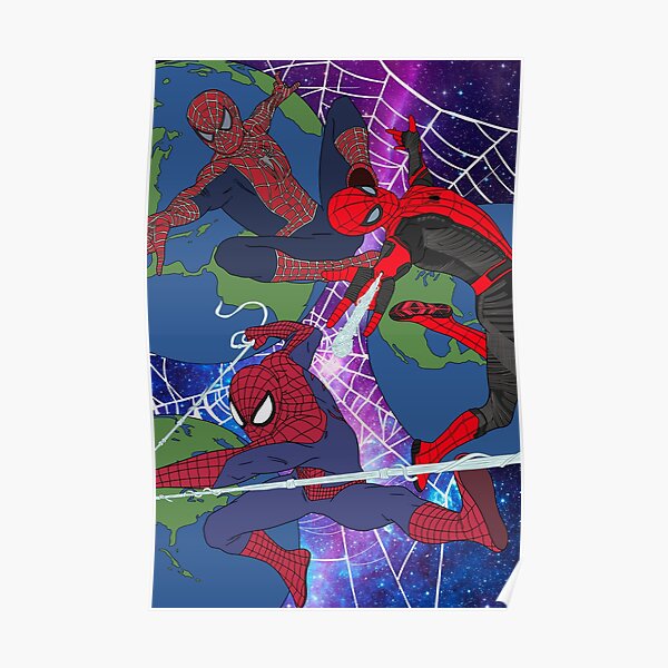 "Spidey trio artwork " Poster for Sale by HeyitsArt | Redbubble