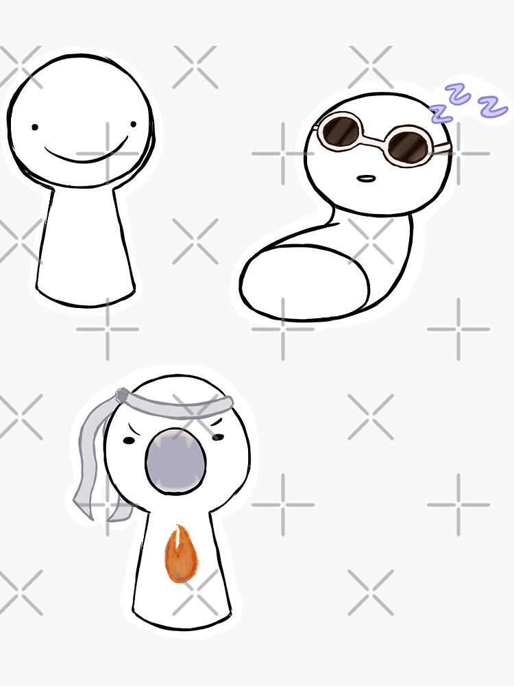 "Dream Team Blobs" Sticker by CarmCreates | Redbubble