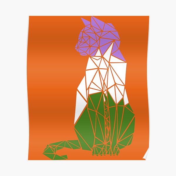 "Genderqueer Cat Pride Design Genderqueer Flag Colors" Poster for Sale ...