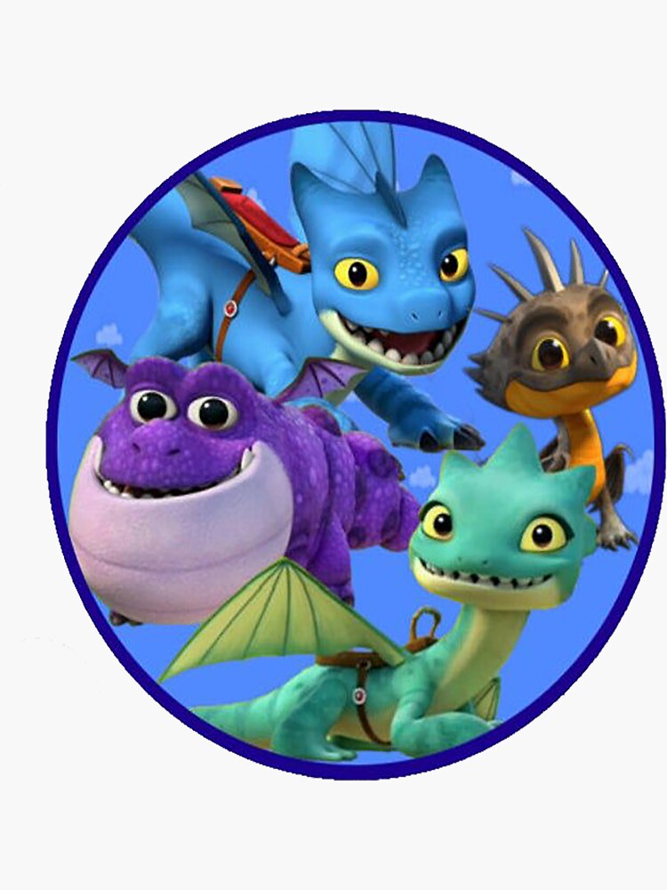 "Dragons Rescue Riders" Sticker for Sale by Parkid-s | Redbubble