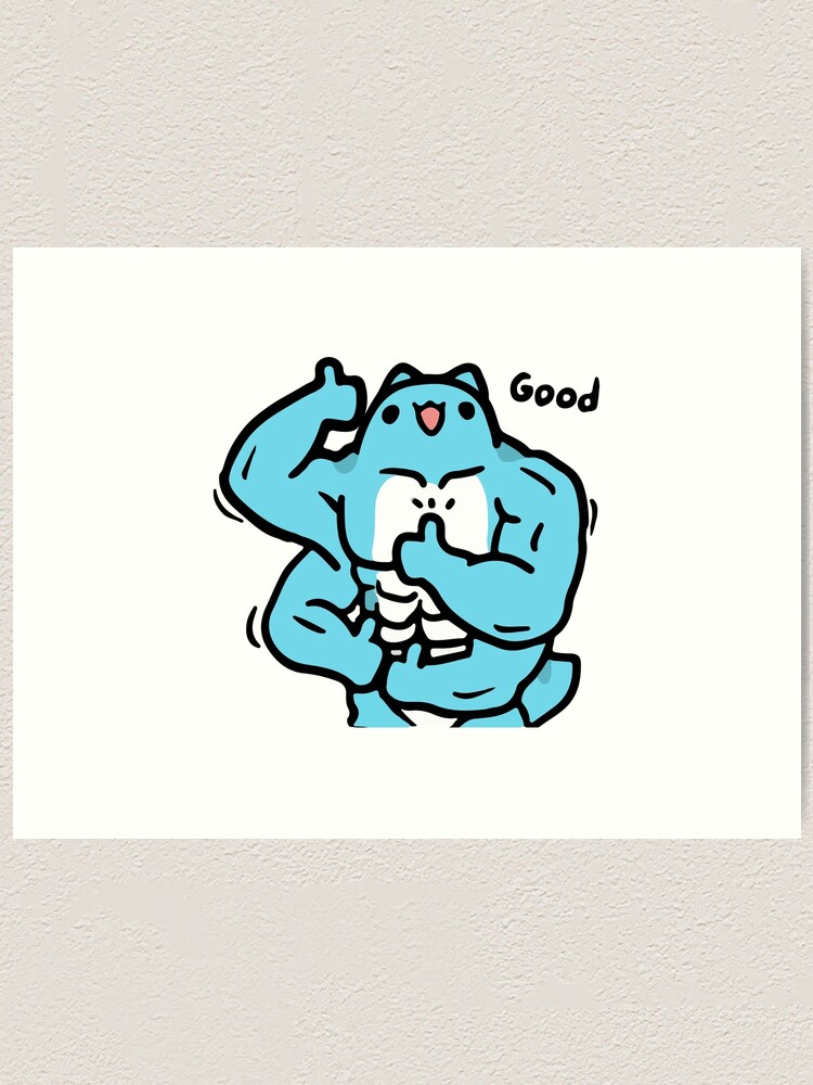 "Comic Cat, Bugcat Capoo, bug cat" Art Print by dev-ilyass | Redbubble