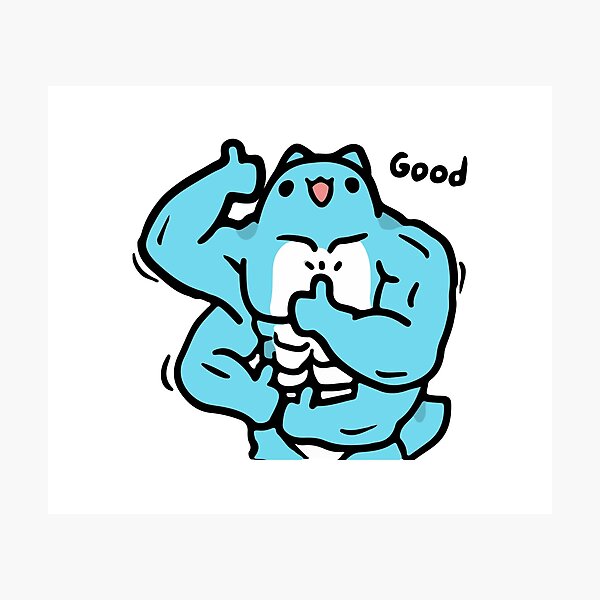 "Comic Cat, Bugcat Capoo, bug cat" Photographic Print for Sale by dev ...