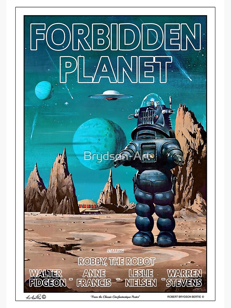 "Forbidden Planet, original new design poster " Poster for Sale by ...