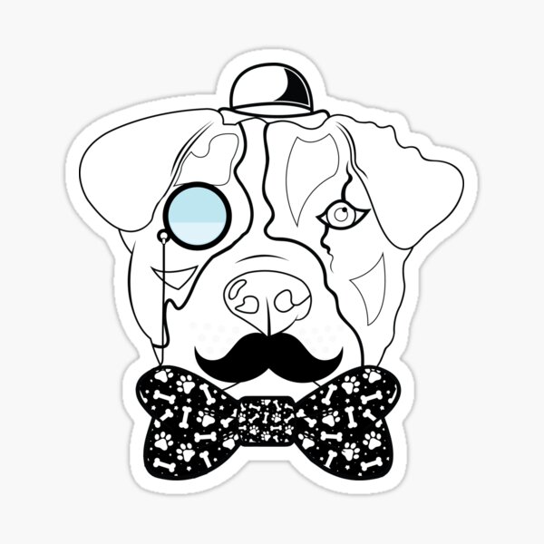 "MONOCLE" Sticker for Sale by jhonattan | Redbubble