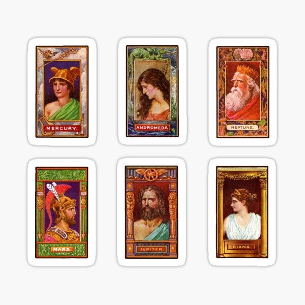 "Greek Gods and Goddess Sticker Pack" Sticker for Sale by elevens ...