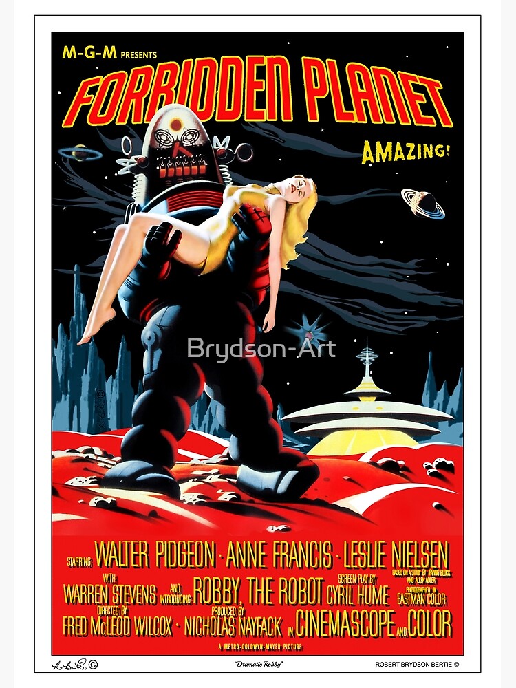 "Forbidden Planet, original new design poster " Poster for Sale by ...
