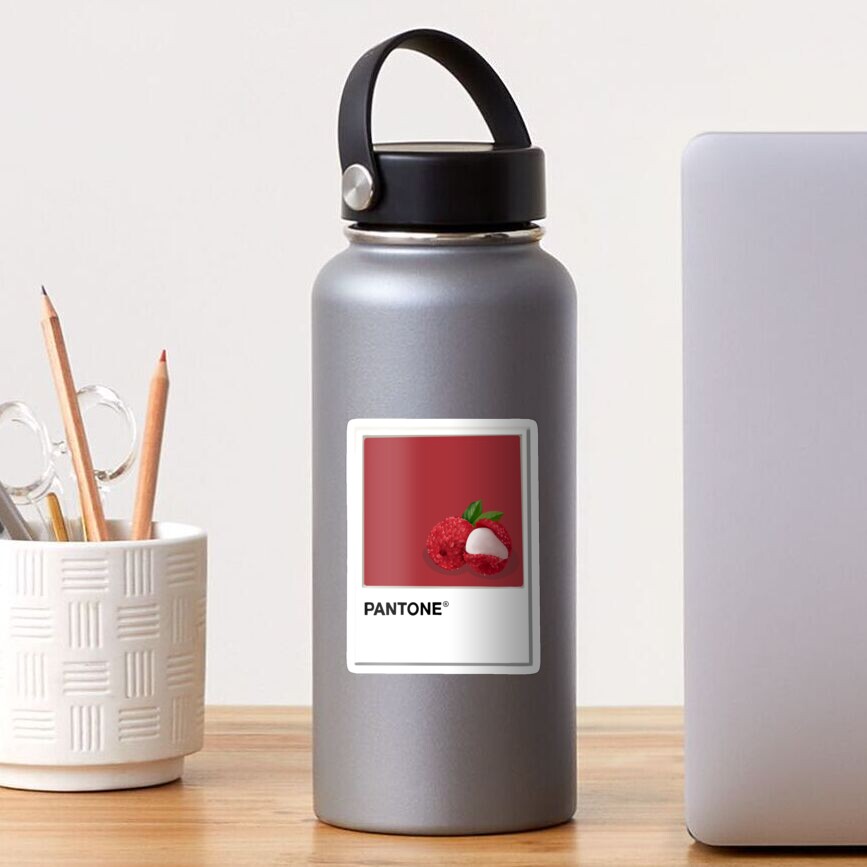 "Lychee Pantone Color Swatch " Sticker for Sale by artbykojpg | Redbubble