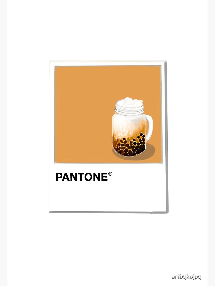 "Bubble Tea Pantone Color Swatch " Photographic Print for Sale by ...