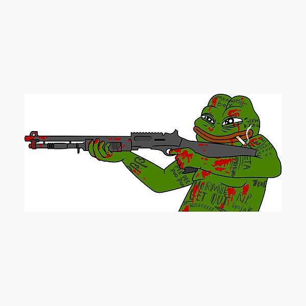 Lámina fotográfica «Pepe disparando con la ilustración de Vector de ...