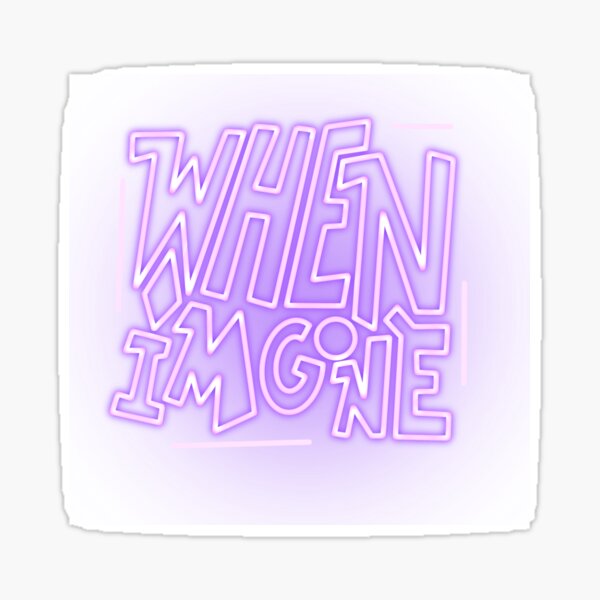 "When I’m Gone - Katy Perry and Alesso" Sticker for Sale by ArtsyJulez ...
