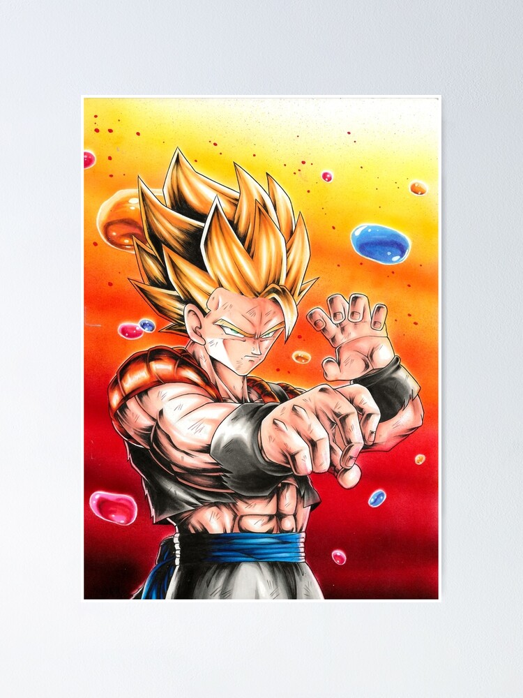 "Gogeta ssj" Poster by Abyllion-art | Redbubble