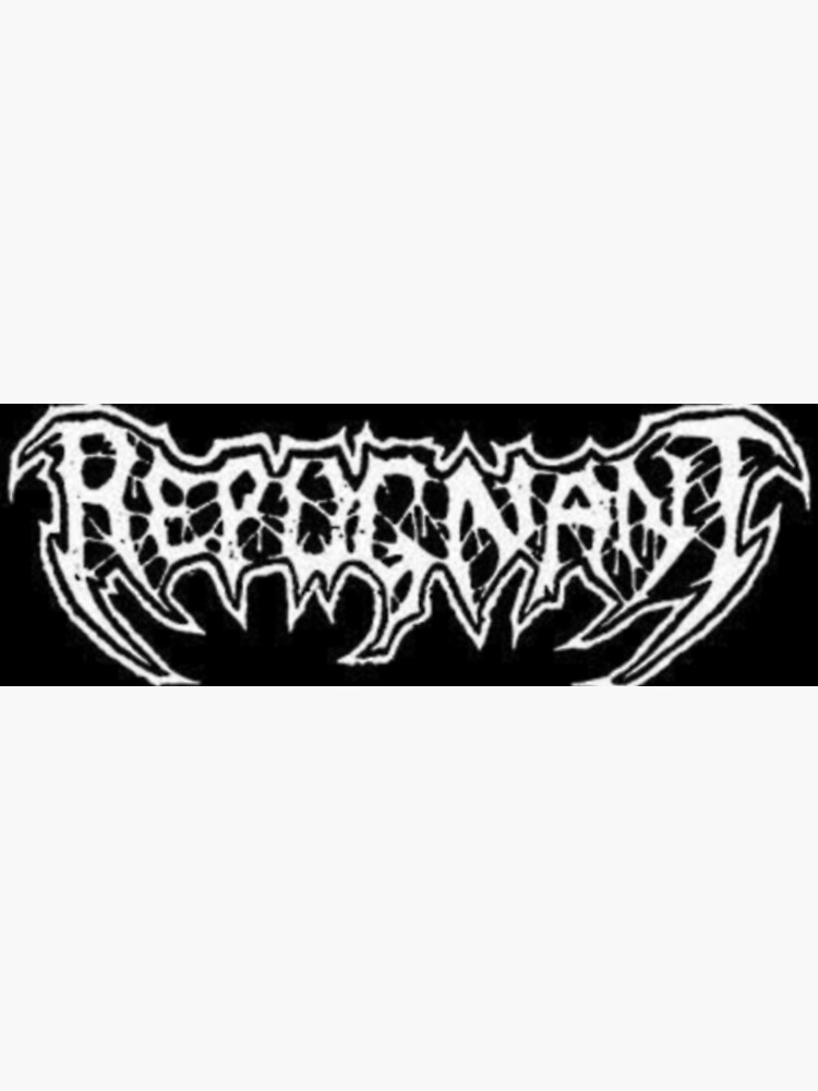 "Repugnant Black And White Logo" Sticker for Sale by intheaether ...