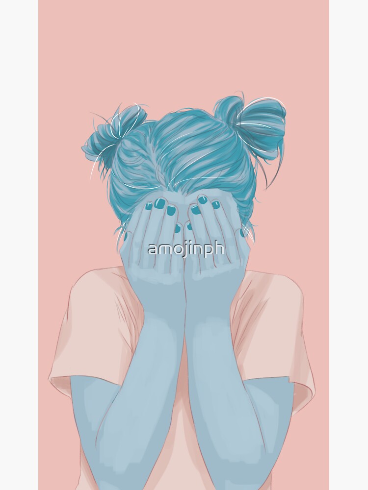 "Hide" Sticker for Sale by amojinph | Redbubble
