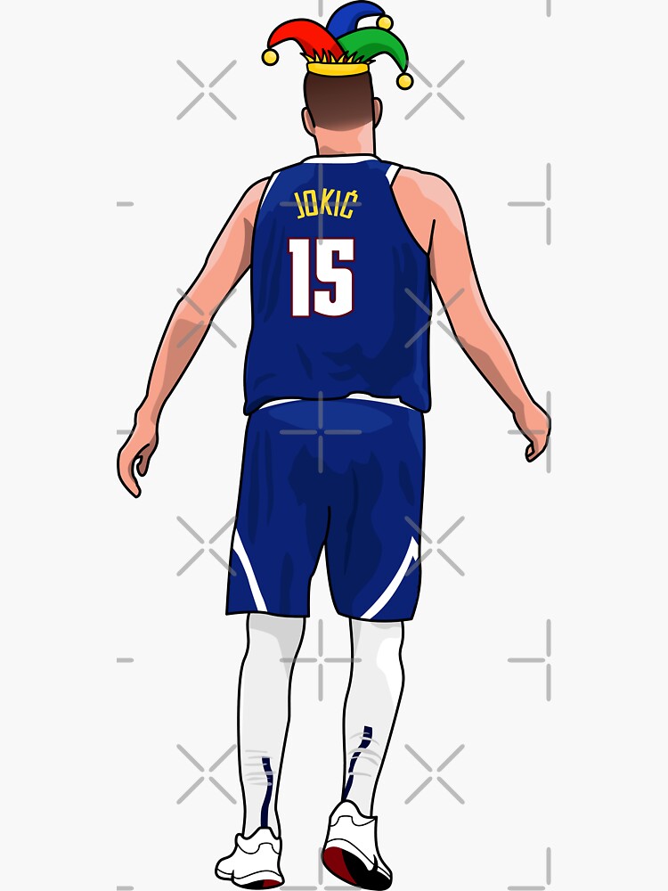 "Nikola Jokic - The Joker" Sticker for Sale by AYA-Design | Redbubble