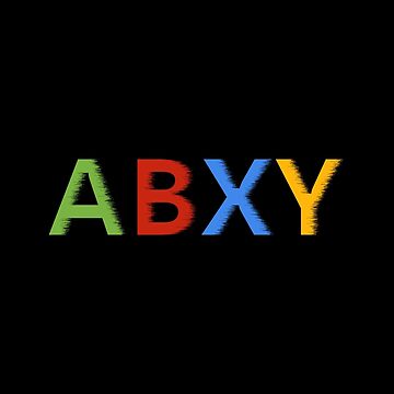 "ABXY Buttons Color Wind" Poster for Sale by losgarcias | Redbubble