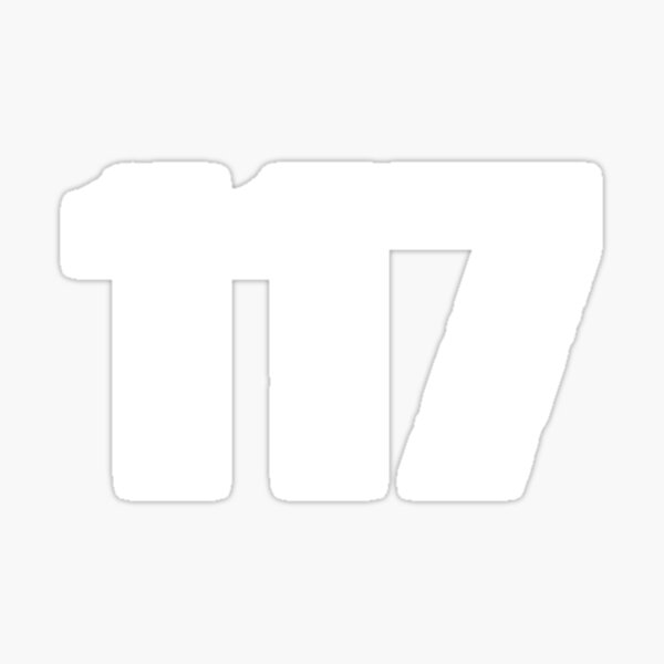 "117 - White - Distressed" Sticker for Sale by ONI-Creative | Redbubble