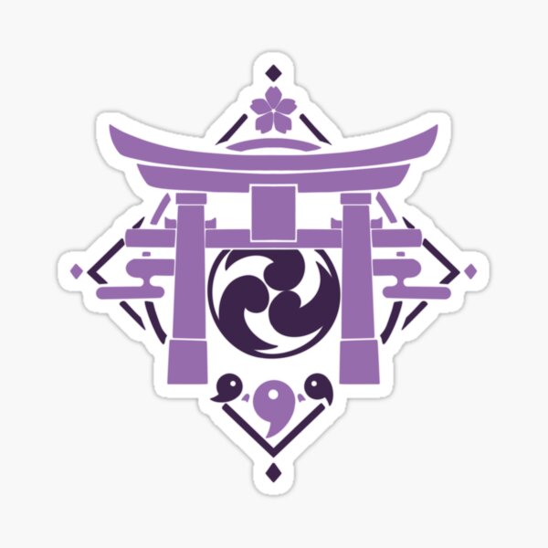 Sticker « Fanart de Genshin Impact - icône Inazuma », par BlexArts ...