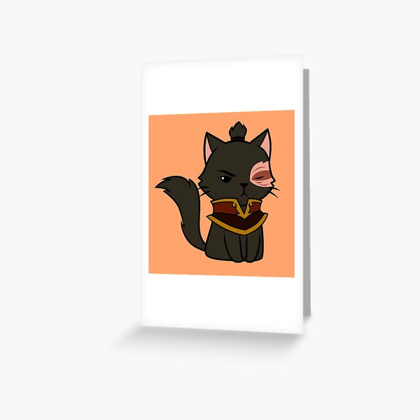 "Avatar the last airbender Zuko cat" Greeting Card for Sale by ...