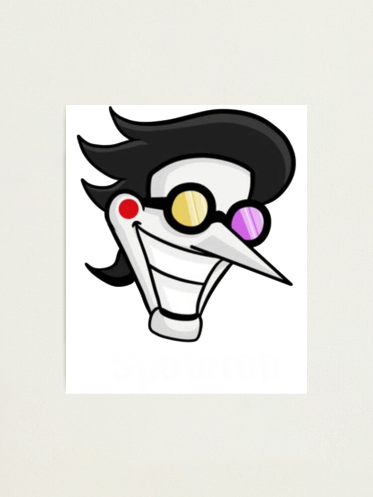 Impression photo « Spamton Deltarune », par KrystalArtCo08 | Redbubble