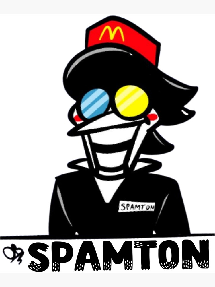 Poster « Spamton Deltarune neo, spamton G spamton », par KrystalArtCo08 ...