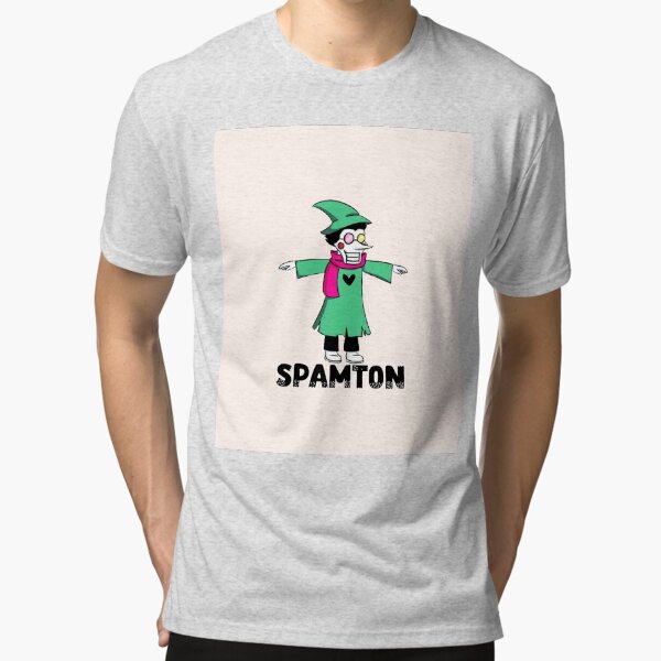 "Spamton Deltarune neo, spamton G spamton Graphic " Tri-blend T-Shirt ...