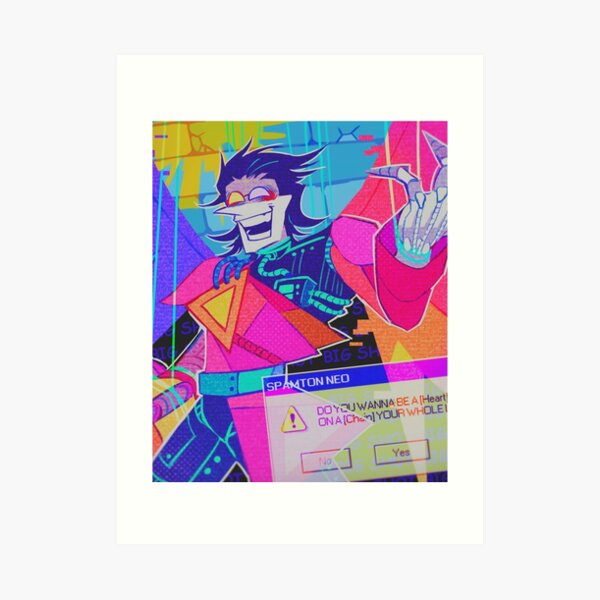"Spamton Neo Deltarune Graphic " Art Print for Sale by KrystalArtCo08 ...