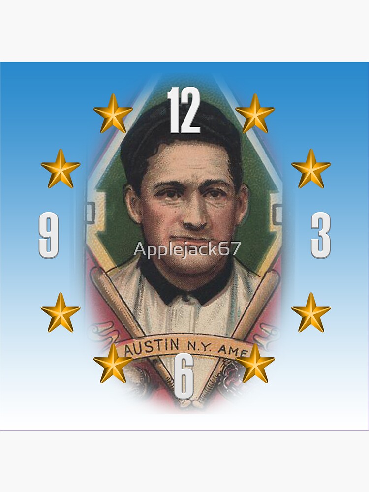 "Old vintage baseball mancave legends - James Austin" Sticker for Sale ...