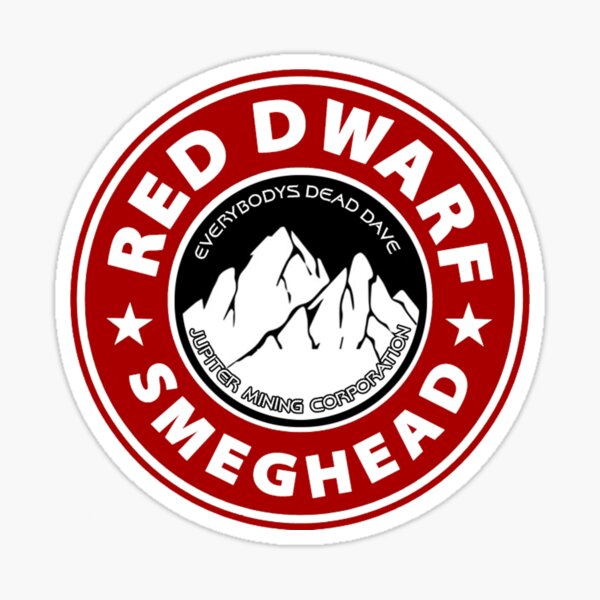 "Red Dwarf Fan Design" Sticker for Sale by Stimmo | Redbubble