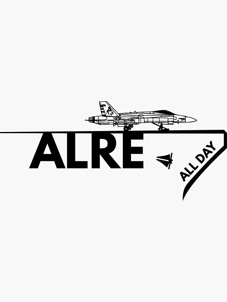"ALRE All Day - Carrier Aircraft Launch" Sticker for Sale by ...