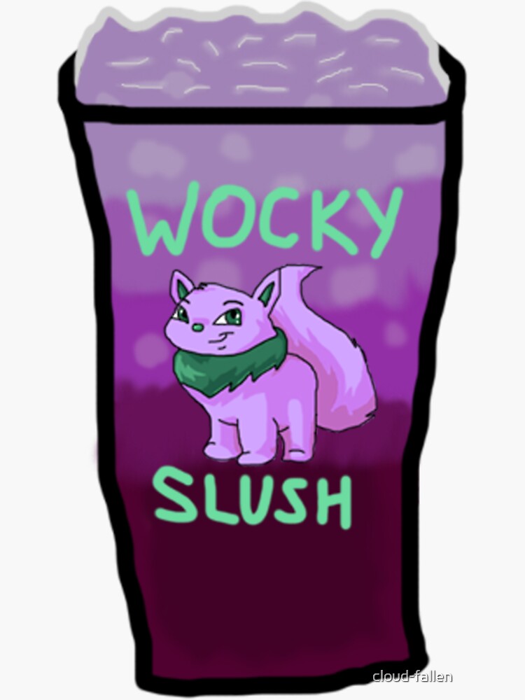 "wocky slush" Sticker by cloud-fallen | Redbubble