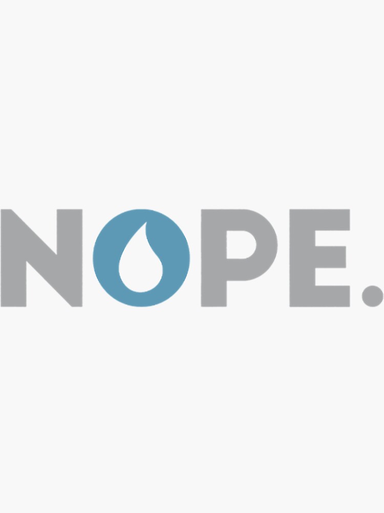 "Nope Magic the Gathering Control Blue Player Classic " Sticker for ...