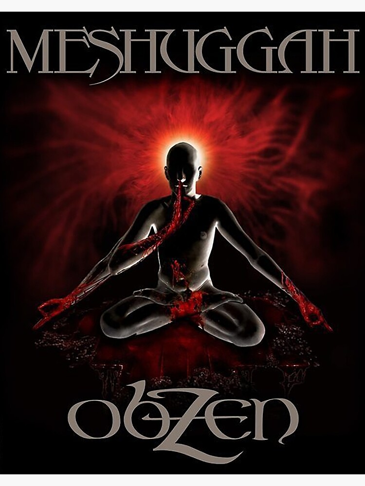 "MESHUGGAH LOGO" Poster for Sale by lsmuthed | Redbubble