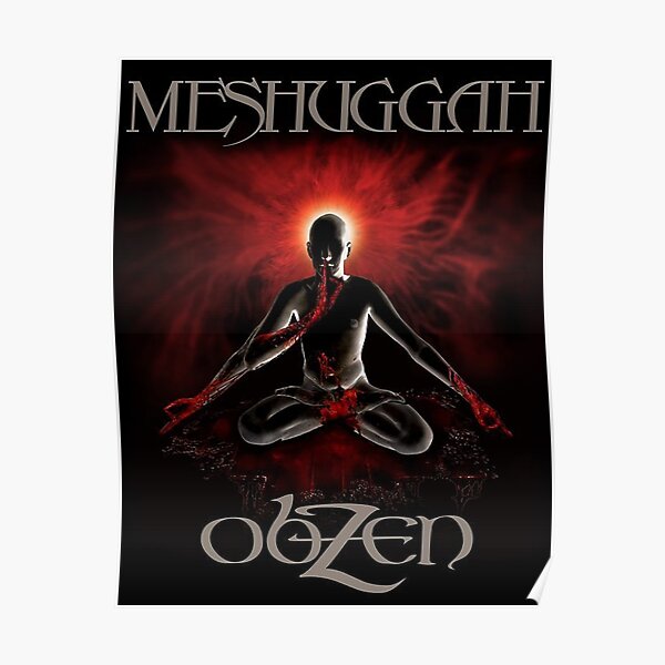 "MESHUGGAH LOGO" Poster for Sale by lsmuthed | Redbubble