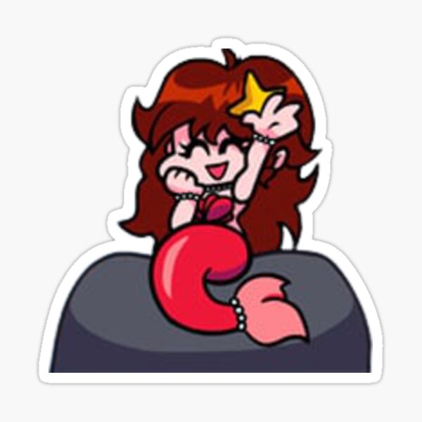 Pegatina «FNF GIRLFRIEND MERMAID » de RedMerce | Redbubble