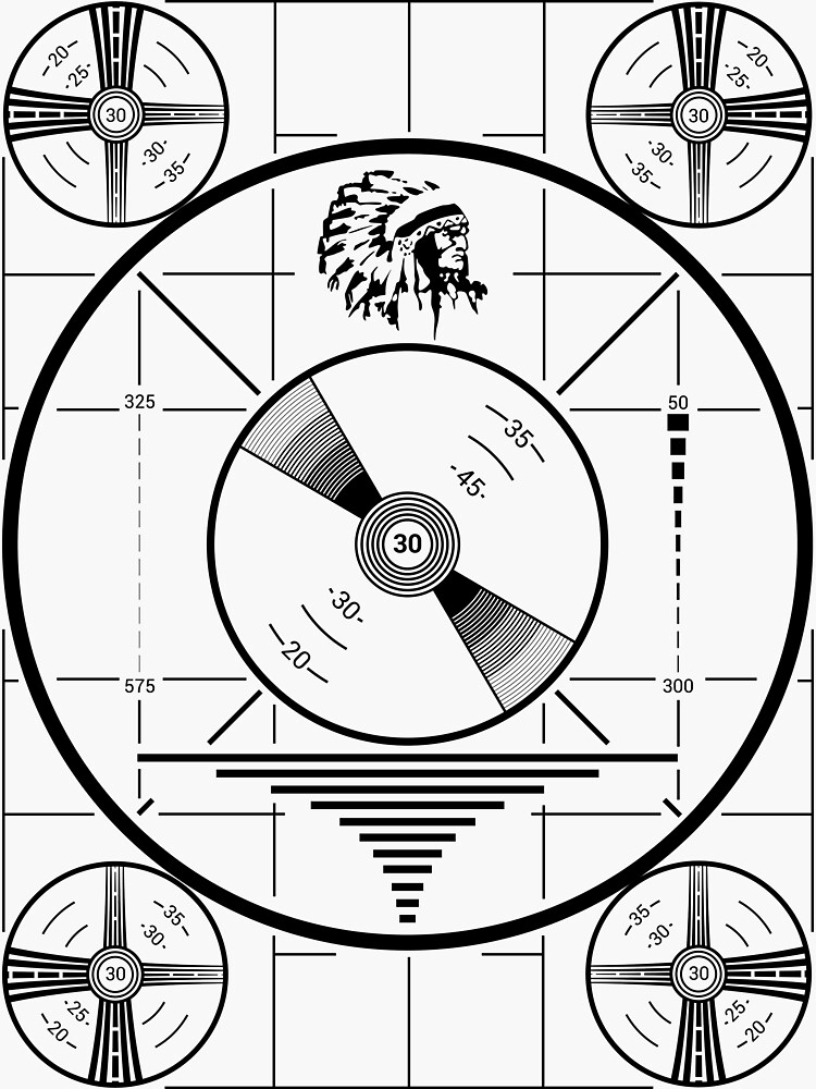 "Vertical Test Screen" Sticker by Xorm | Redbubble